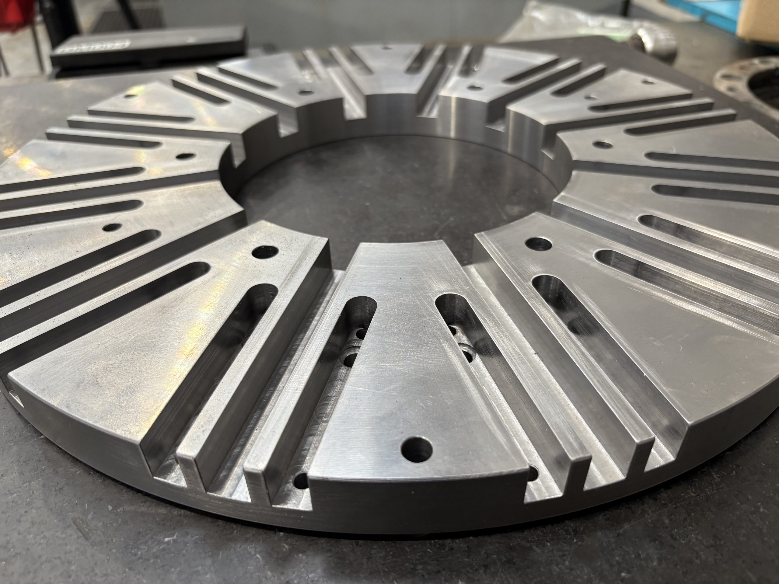 Precision Manufacturing: Hopper Base Ring Manufacturing - HAYLEY 247 DEXIS